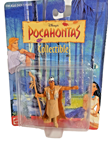 Disney Mattel 1995 Pocahontas Chief Powhatan PVC Figurine Unopened ...