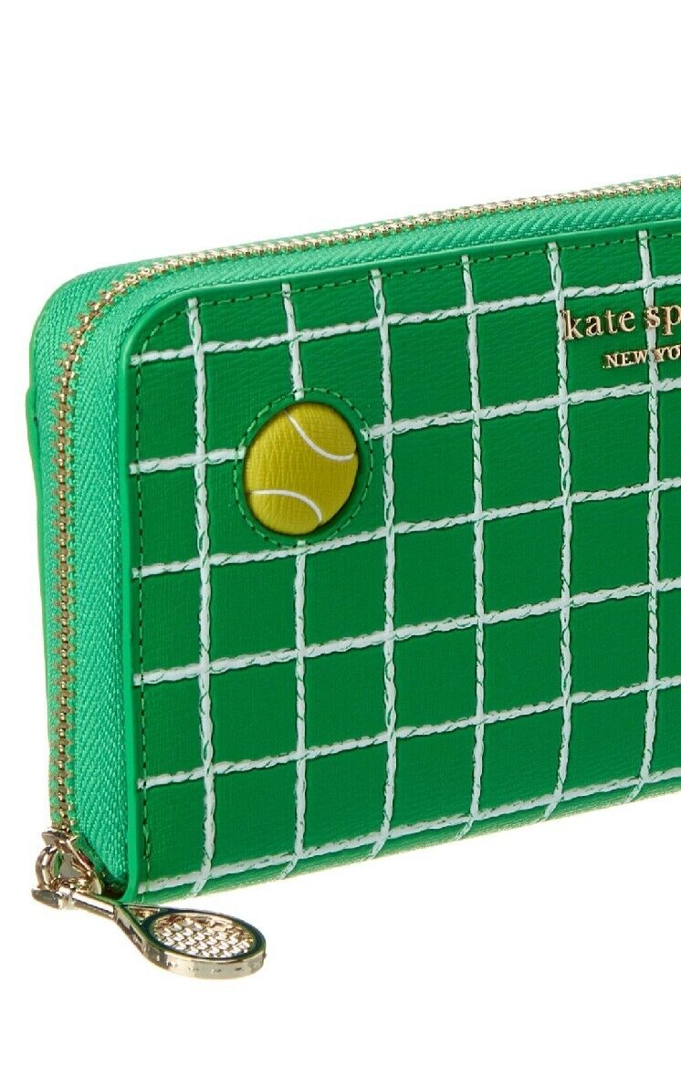 kate spade- Courtside- Tennis- Continental Zip Around Wallet- Fresh ...
