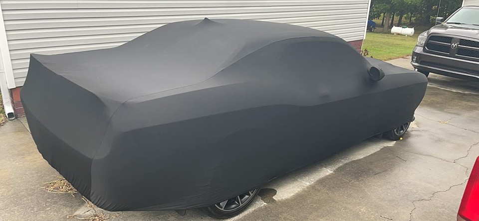 For Dodge Challenger Indoor Soft Stretch Car Cover Scratch Dust UV ...