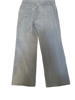 Talbots Dress Pants Light Blue Embossed Wide Leg CA#23147 Womens 6 ...