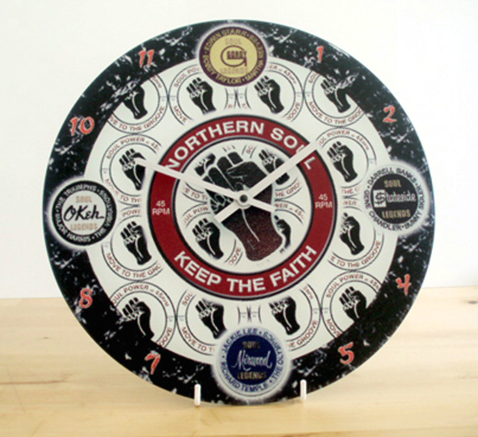 Northern Soul Clock, Keep The Faith Clock, Wigan Casino Clock, Scooter ...