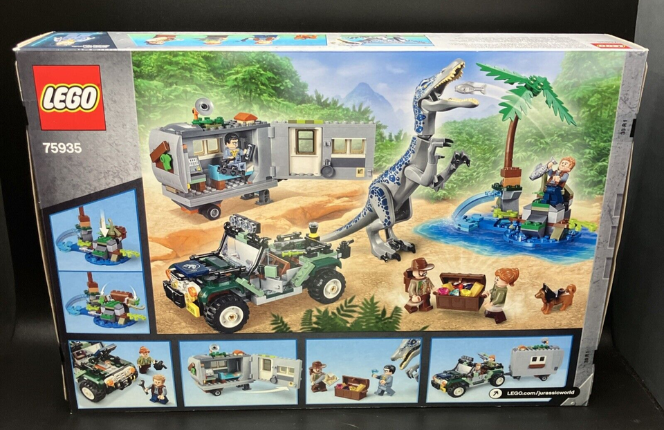 LEGO 75935 Baryonyx Face Off Retired Jurassic World New Sealed Set ...