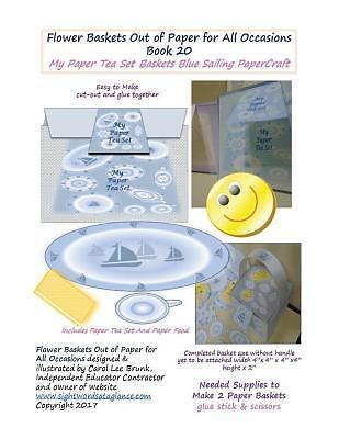 Flower Baskets Out of Paper for All Occasions Book 20 : My Paper Tea ...