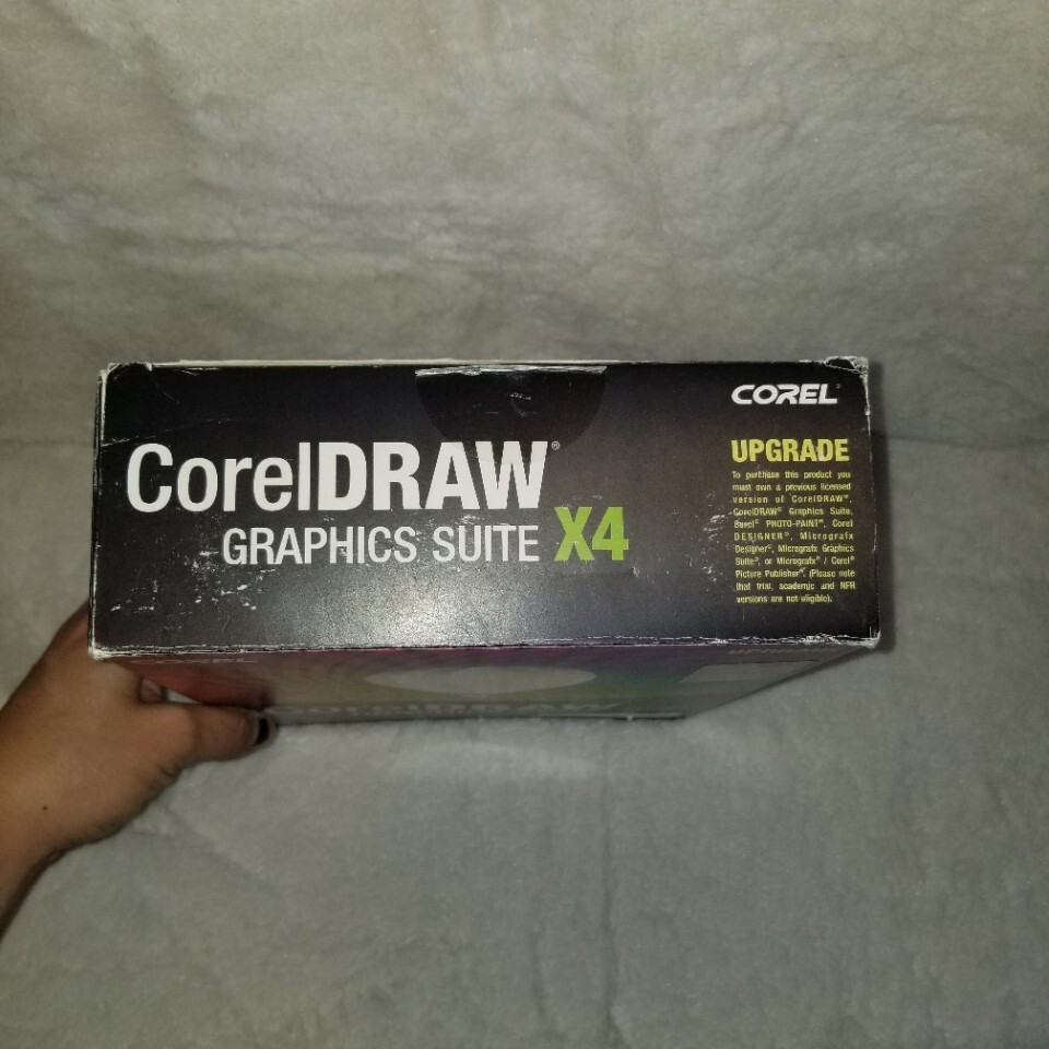 Corel CorelDRAW Graphics Suite X4 Upgrade 2008 Big Box With All Manuals ...
