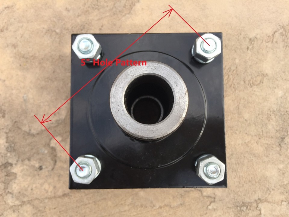 Bush Hog Laminated Tailwheel wheel Hub with 1" Bushings | eBay