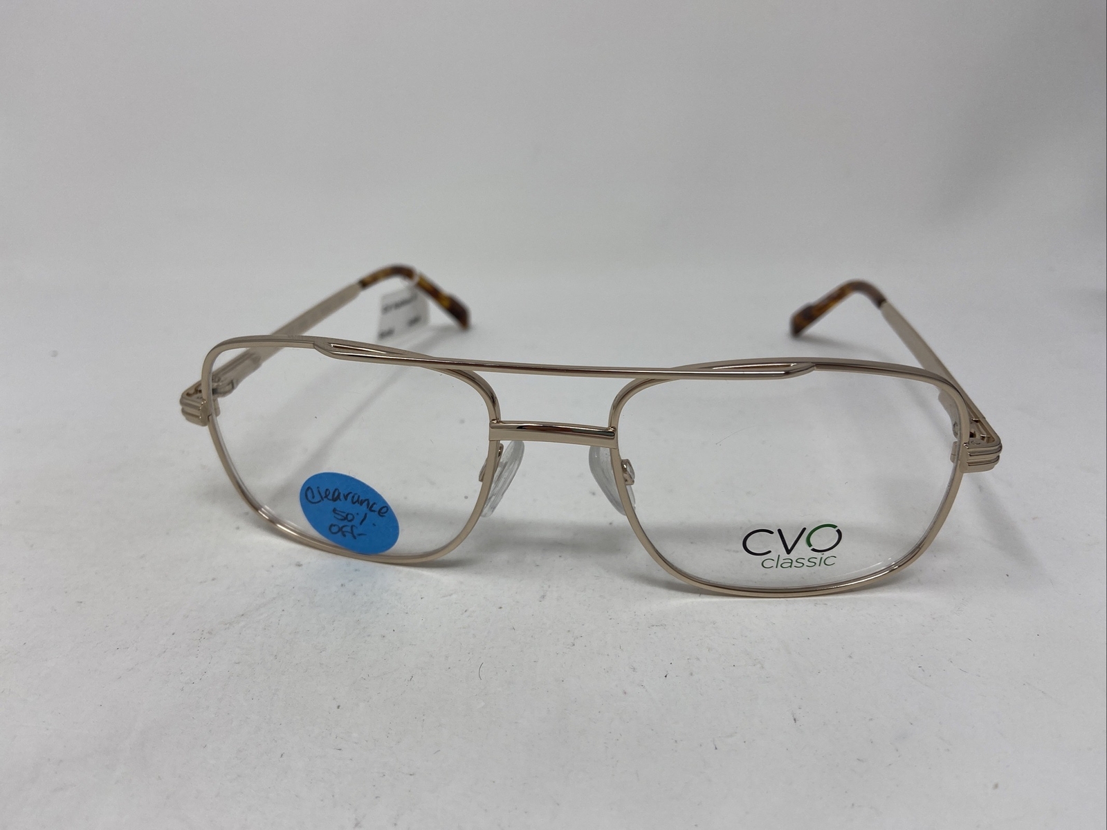 CVO CLASSIC NATHAN II GOLD 54/18/140 FLEX HINGE EYEGLASSES FRAME :E93 ...