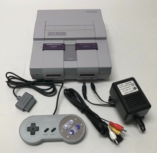 Super Nintendo Entertainment System OG SNES Console SNS-001 Video Game ...