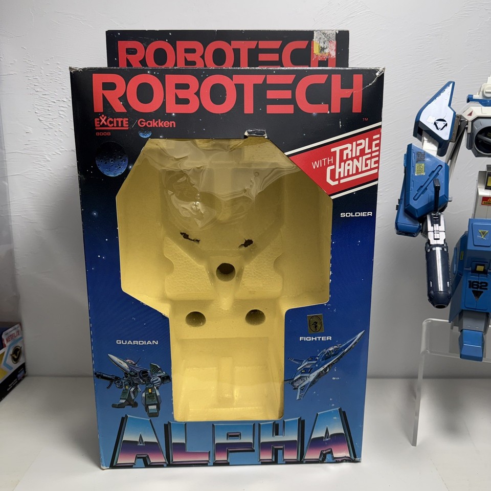 Robotech Gakken Vintage 1/35 Mospeada AFC-01H Blue Legioss Alpha ...