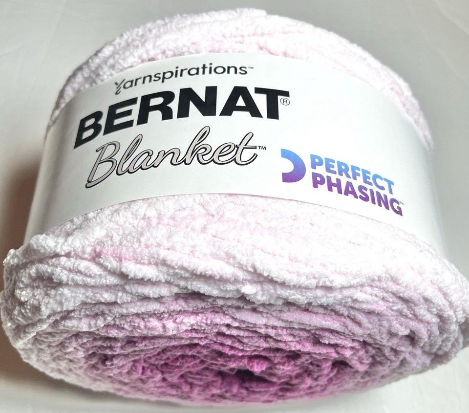 BERNAT Blanket PERFECT PHASING Yarn. 1pk. FUCHSIA . I CombineShip.See ...
