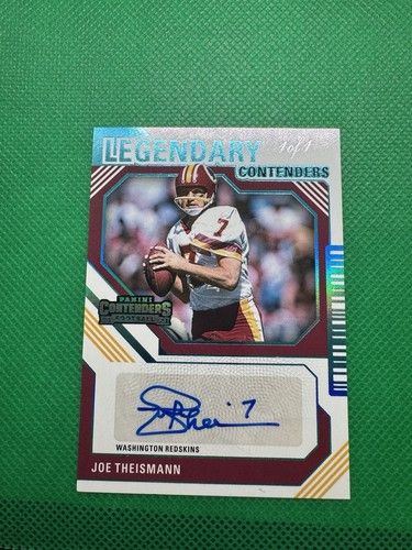2024 Contenders Joe Theismann Legendary Auto 1/1 Auto! | eBay.de