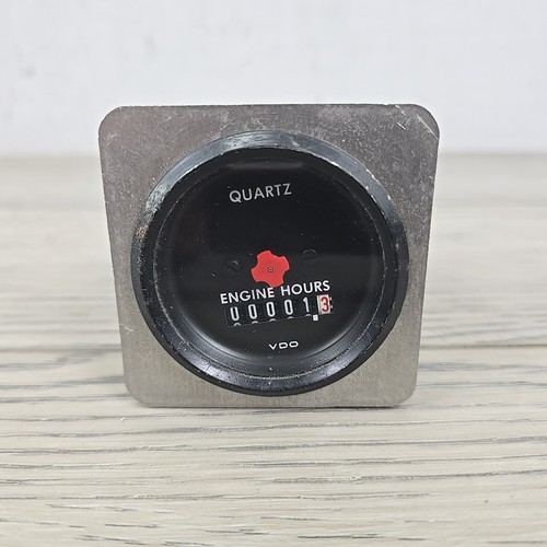 Vtg VDO Cockpit Quartz Engine Hour Meter Counter Gauge | eBay