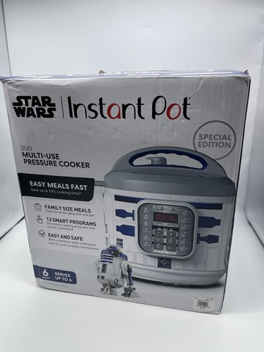 Star Wars R2 D2 Instant Pot Duo Pressure Cooker 6 Qt Special Edition ...