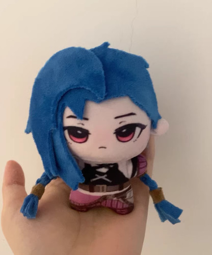 Arcane: League of Legends Jinx Printed Body 10Cm Dress Up Cotton Doll ...