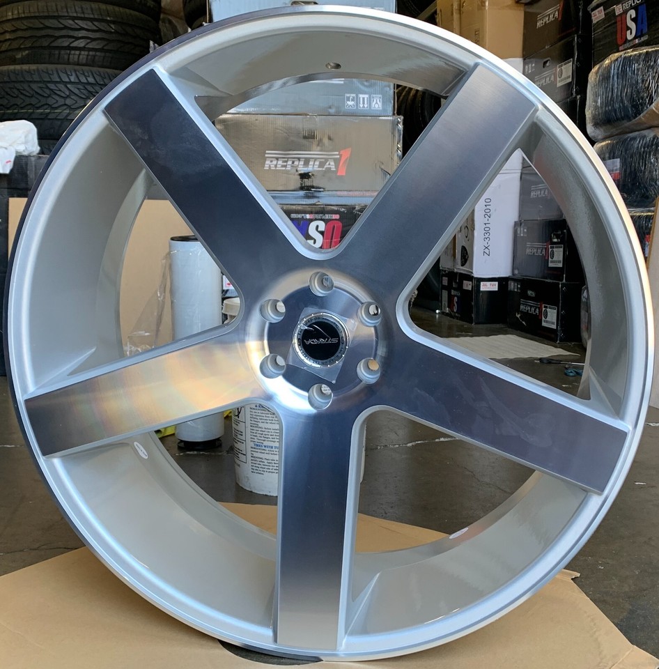 28" STRADA PERFETTO SILVER BRUSH WHEELS Fits Silverado Tahoe Yukon ...