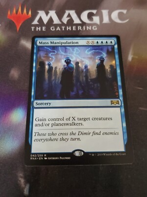 MTG. Mass Manipulation. Ravnica Allegiance. Lp | eBay