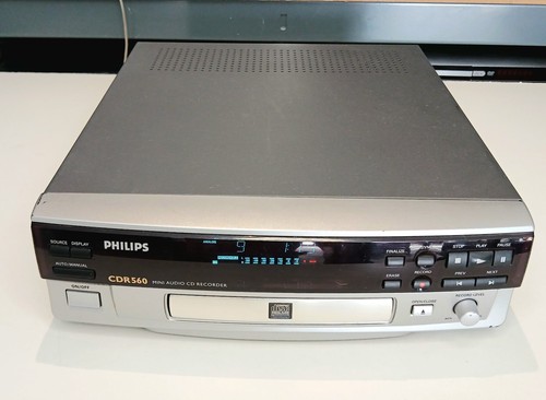 PHILIPS CDR 560 Recorder Enregistreur CD sans télécommande Bon État ...