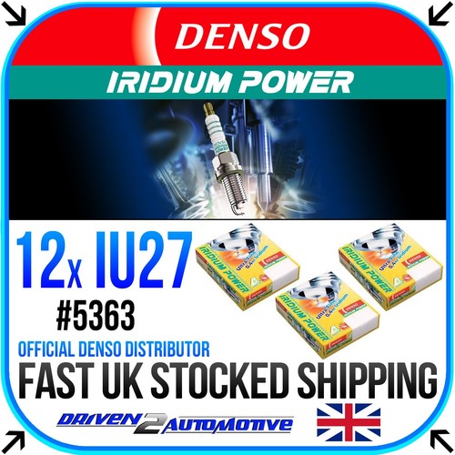 12 x DENSO IRIDIUM PLUGS SALE IU27 FOR PIAGGIO / VESPA,Zip 50 (4-Stroke ...
