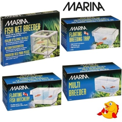 Marina Fish Breeding Box Floating Breeder Hatchery Fry Trap Betta ...