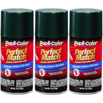 Duplicolor BGM0520 (3-Pack), Aerosol Paint for GM WA9539, Medium Green ...