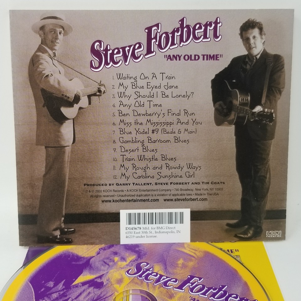 Steve Forbert Any Old Time CD | eBay