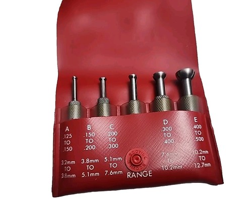 Starrett No S830F Small Hole GAGES Set of 5 for sale online | eBay