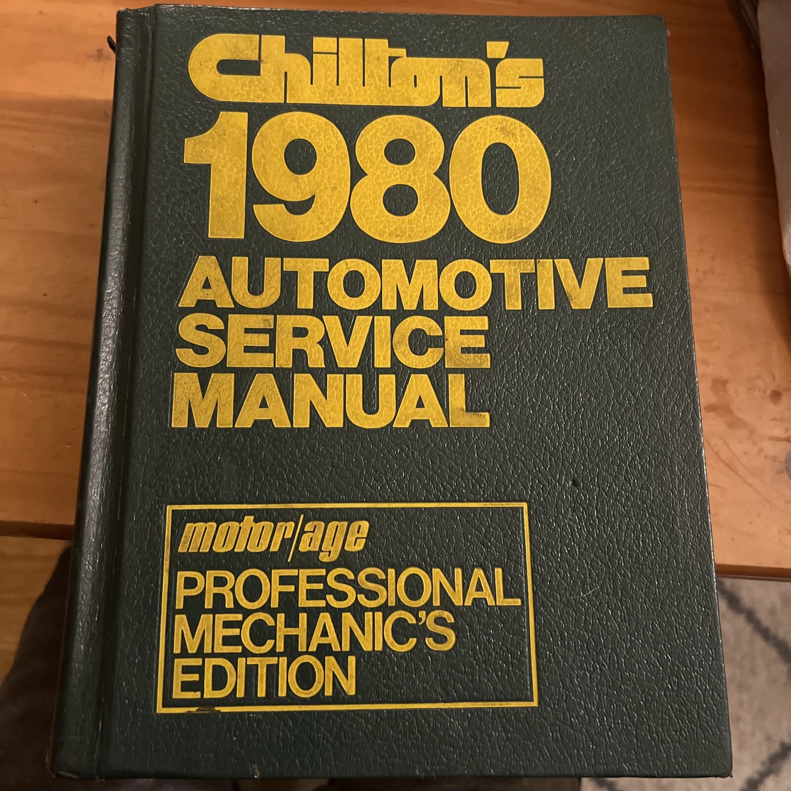 1980 Chilton's Automotive Service Manual Professional Mechanics Edition ...