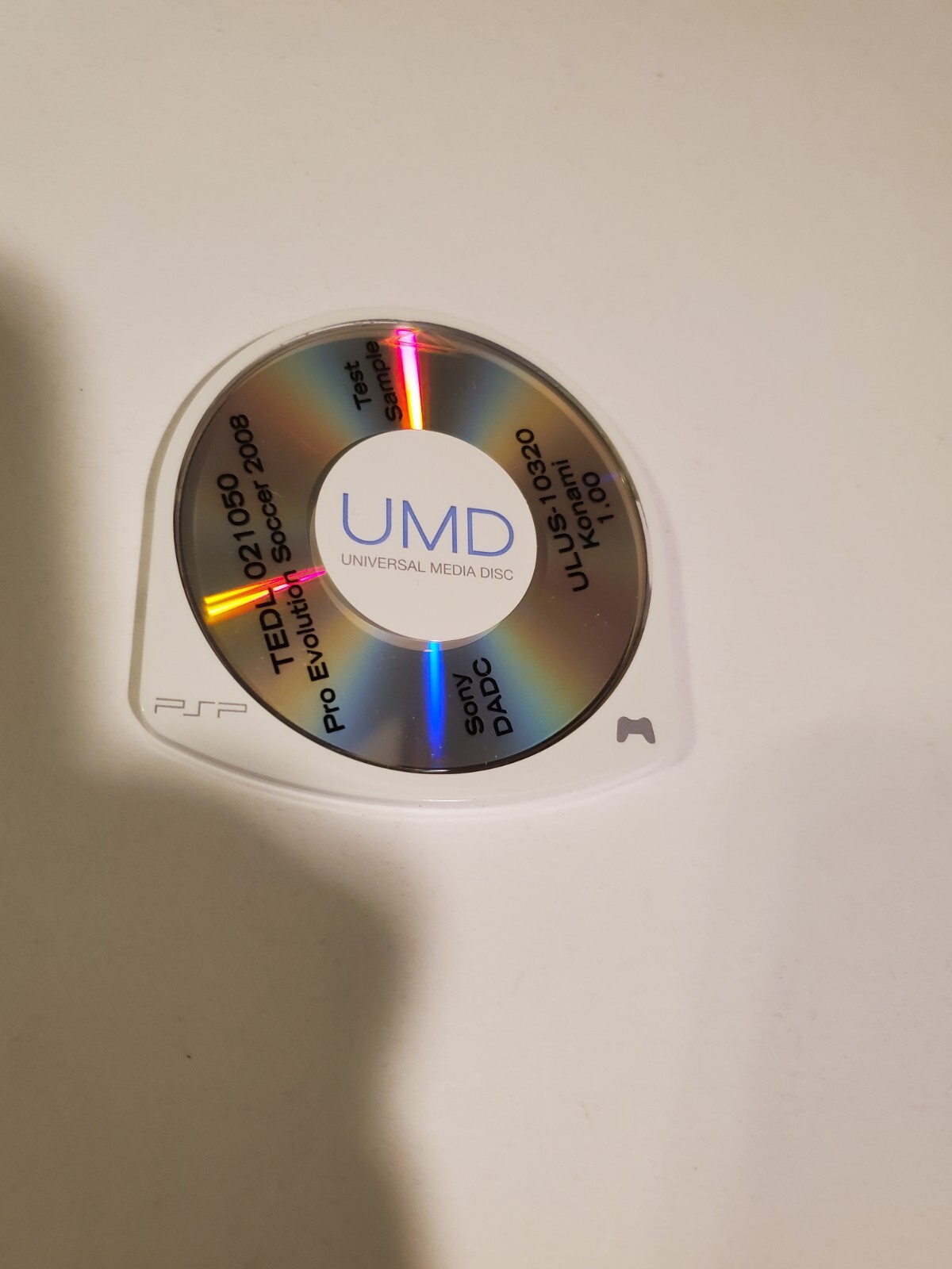 Pro Evolution Soccer 2008 (Sony PSP, 2008) ☆ Prototype ☆ RARE ☆ Test ...