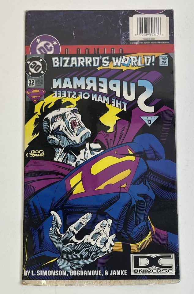 DC 2 COMICS COLLECTOR’S PACK DC UNIVERSE LOGO SEALED 1990s SUPERMAN #88 ...