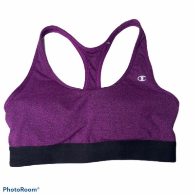 New Champion Sports Bra Womens L Purple Racer Back | eBay
