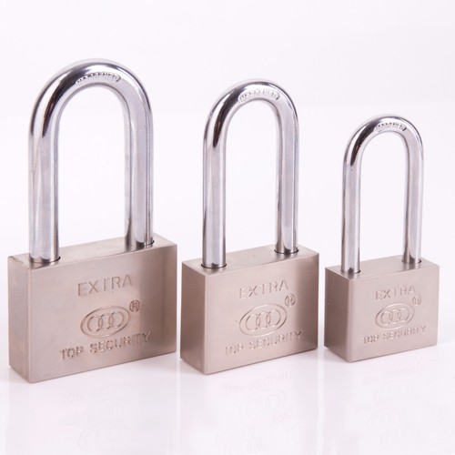 Small - Extra Large HEAVY DUTY Padlock LONG SHACKLE Security Door/Gate ...