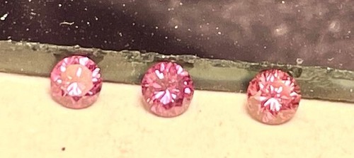 BRILLIANT SPARKLE 3 MINED FROM EARTH RBC PURPLE DIAMONDS .22 CTTW CLEAN ...