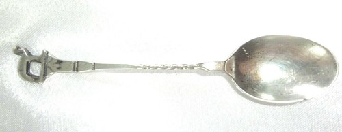 "SOUVENIR OF TRIPOLE 80" SOUVENIR SPOON Camel on Top Smaller 3 3/4" 6 ...