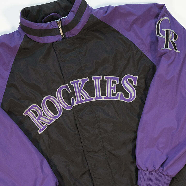 Vintage Colorado Rockies Embroidered Spell Out Jacket - L | eBay Australia