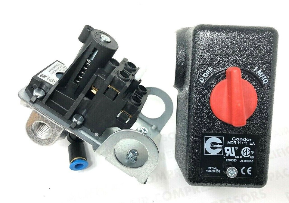 HUSKY AIR COMPRESSOR PRESSURE SWITCH MODEL C801H C602H 26 AMP 105-135 ...