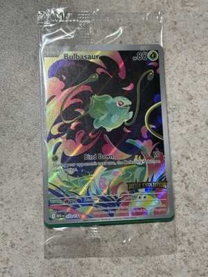 Mega Evolution Enhanced Box Topper Stamped Promo Bulbasaur 133/132 ...