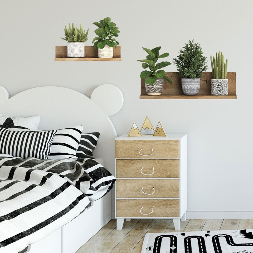 Quality Wall Sticker Fridges Decoration Plant Plant Mural 19.68*27.55in ...