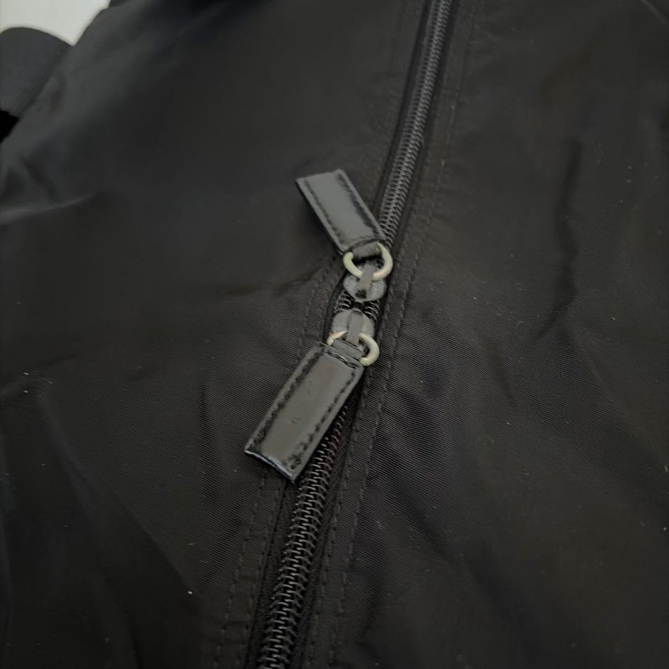 PRADA Boston Bag 2Way Black Nylon 53x33x25cm Large Used | eBay