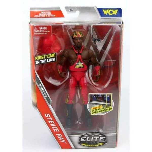 WWE Stevie Ray Harlem Heat Wrestling Figure Elite Series 46 Mattel 2015 ...