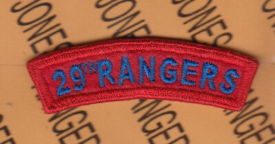 US ARMY 29th RANGERS Infantry Division ~2.5" patch c/e | eBay