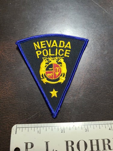 Vintage Obsolete Nevada Police Dept. Patch | eBay
