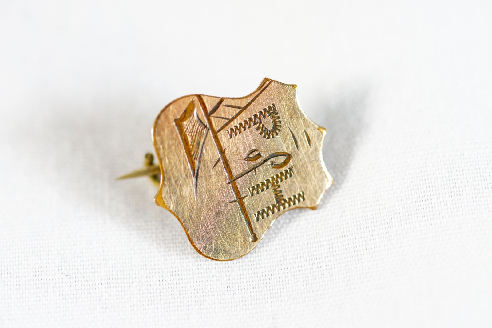 Antique P of H Grange, Patrons Of Husbandry Gold Filled Engraved Pin | eBay