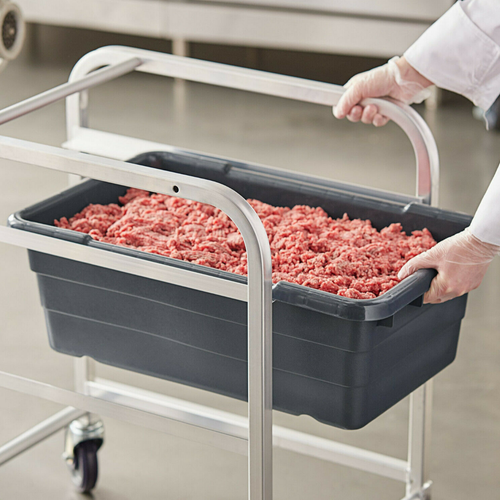 6 PACK Meat Lug 15" x 24'' x 8'' Storage Food Tote Commerical ...