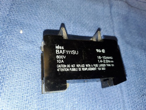 IDEC BAF111SU / BAF111SU Fuse Holder New Old Stock | eBay