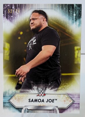 2021 Topps WWE - Citrine /75 Samoa Joe #185 | eBay