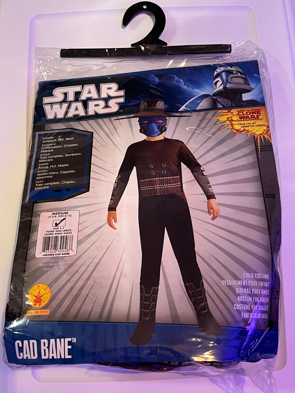 Disney Star Wars The Clone Wars Cad Bane Costume Rubies 883994 Medium ...