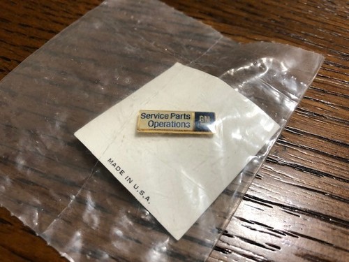 Vintage Service Parts Operations General Motors GM Pin | eBay