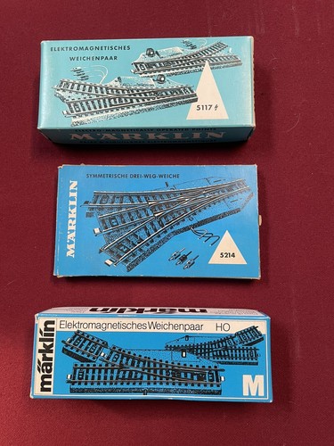 Marklin HO Assorted Left & Right Track Switches Lot Of 8 M Track | eBay