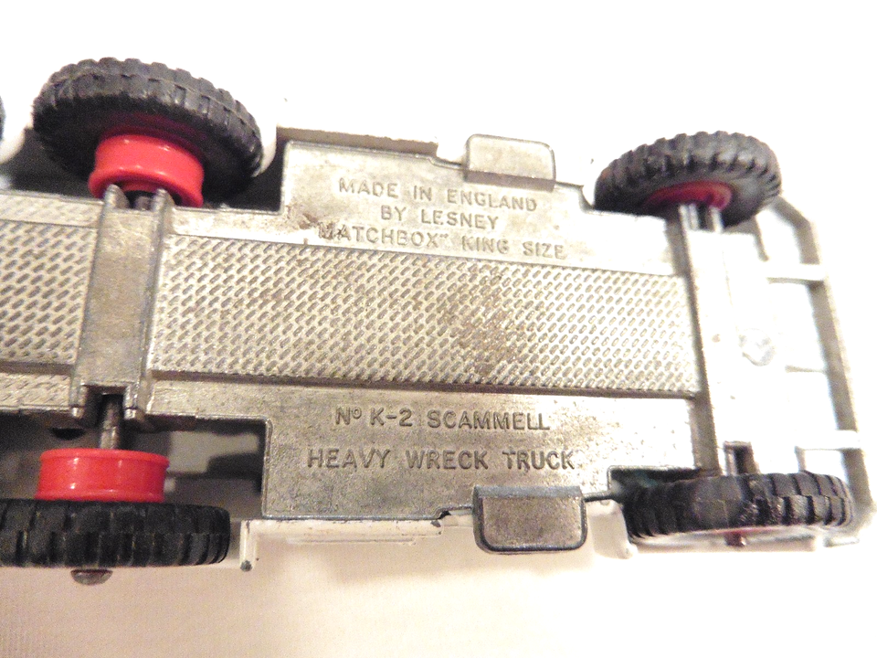 Vintage Matchbox King Size Lesney No K-2 Scammell Heavy Wreck Truck ...