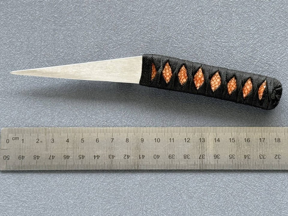 Unused Warren Thomas Custom Knife "KAWASEMI" Folding Titanium Carbon ...