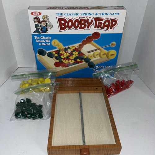 Booby Trap 2013 Ideal Classic Spring Action Game Wood | eBay